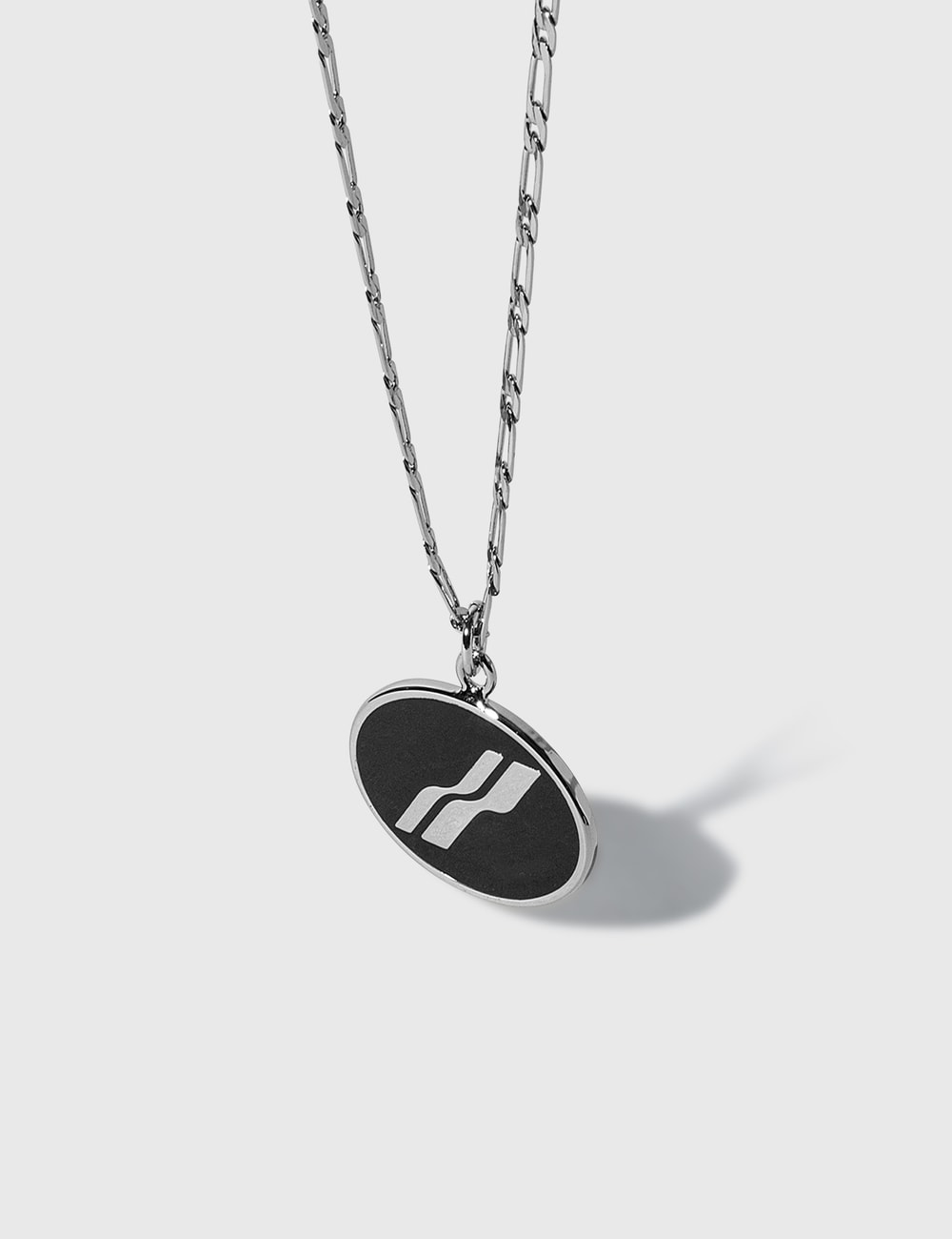 We11done - Oval Logo Necklace | HBX
