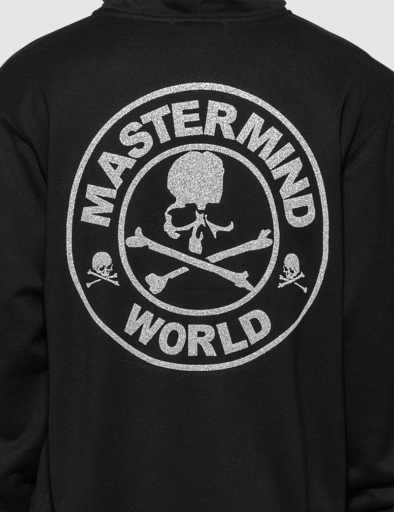 Mastermind World - Glitter Skull Logo Full-Zip Hoodie | HBX