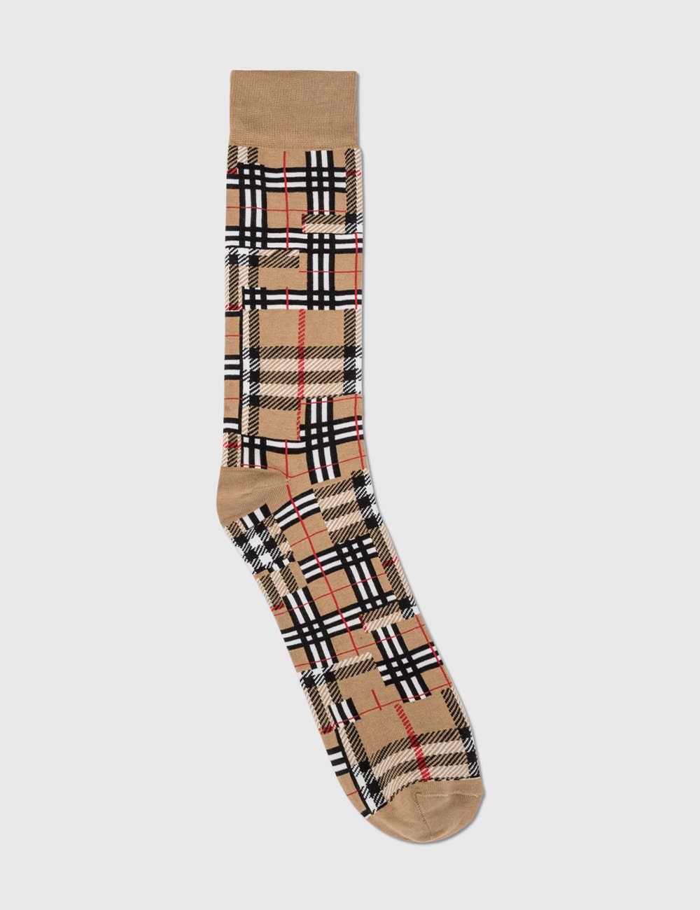 Burberry - Patchwork Check Socks | HBX