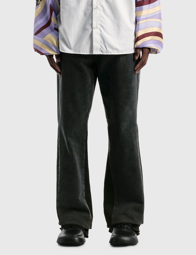 Raf Simons - Flared Denim Workwear Pants | HBX
