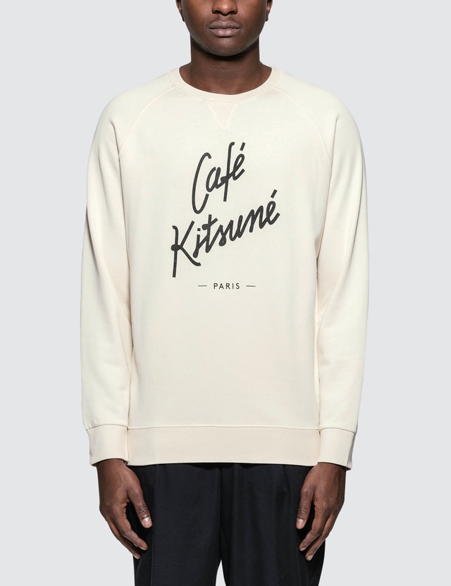 Maison Kitsune - Cafe Kitsune Sweatshirt | HBX