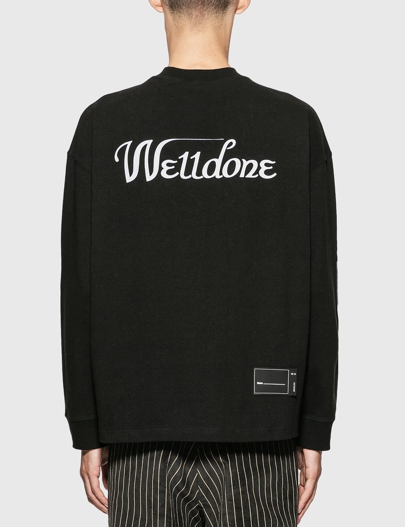 We11done - We11done Logo Long Sleeve T-Shirt | HBX