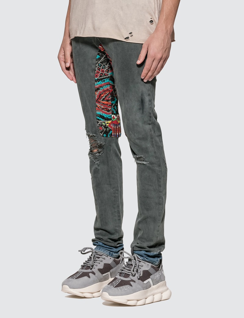 Alchemist - Nido Jacquard and Dip Dyed Jeans | HBX