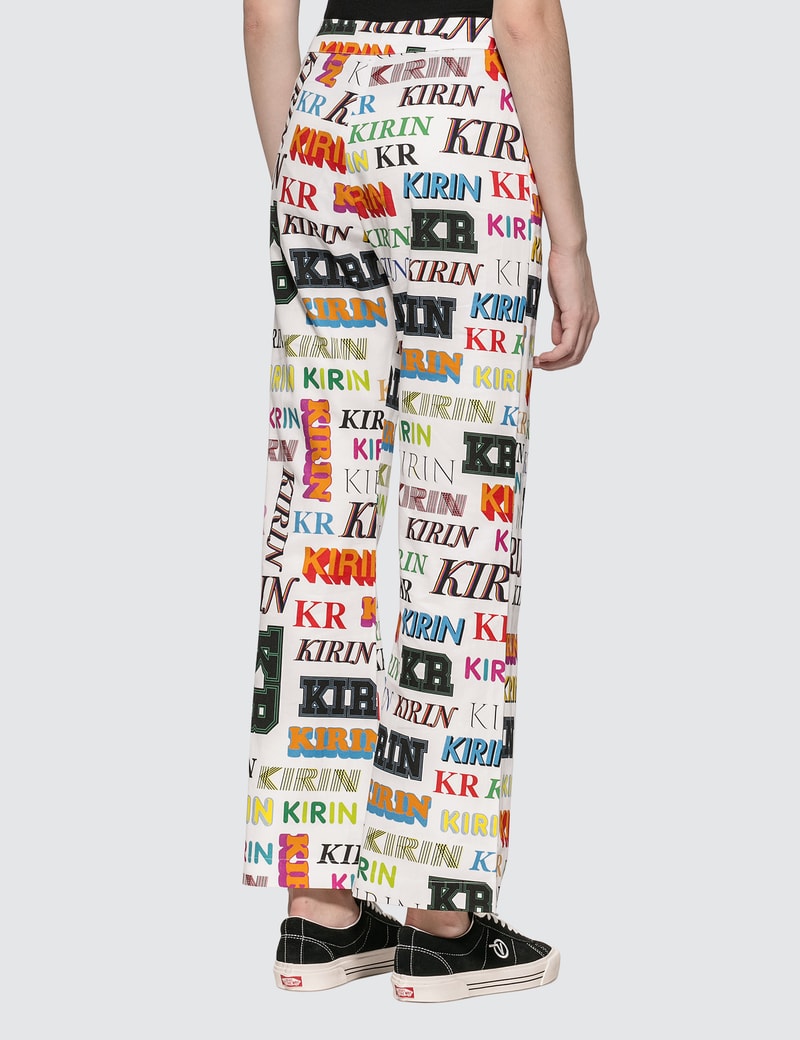 Kirin - Typo Drill Wide Leg Pants | HBX