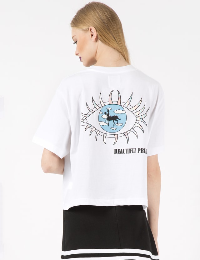 BABY CENTAUR - White Beautiful Pride Cropped T-Shirt | HBX