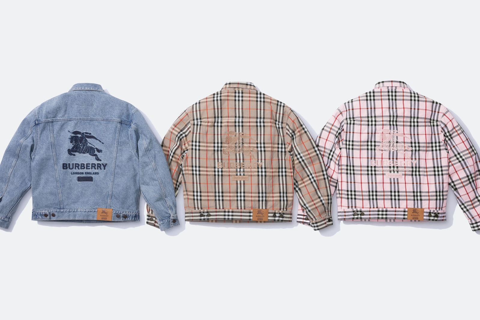 Burberry x Supreme Collaboration Official Images | HYPEBAE