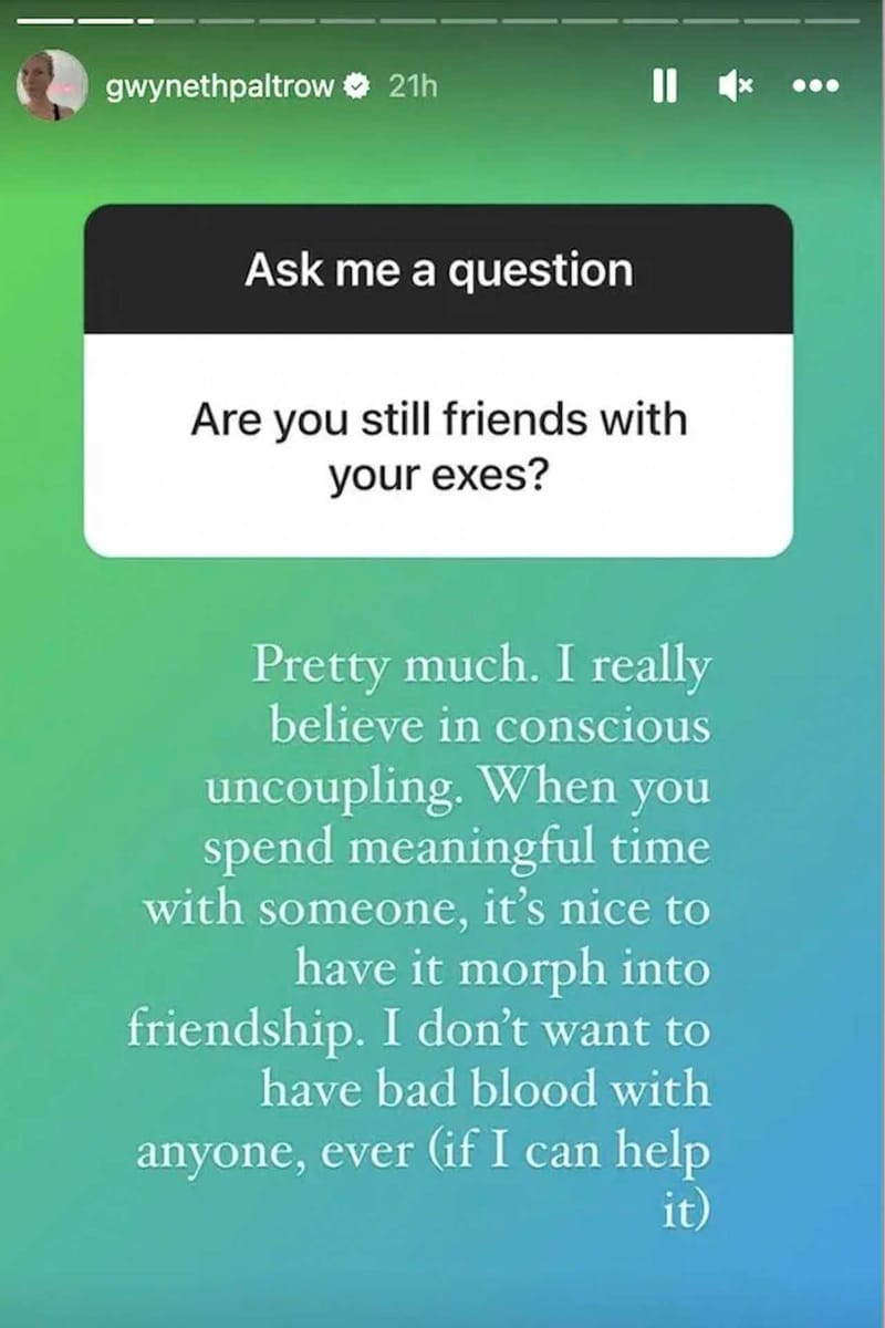 What Is Conscious Uncoupling?: Paltrow Explains | Hypebae