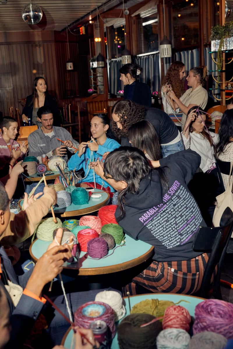 Ella Emhoff on Soft Hands Knitting Club | Hypebae