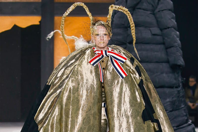 Isamaya Ffrench's Bird Beauty Thom Browne AW24 | Hypebae