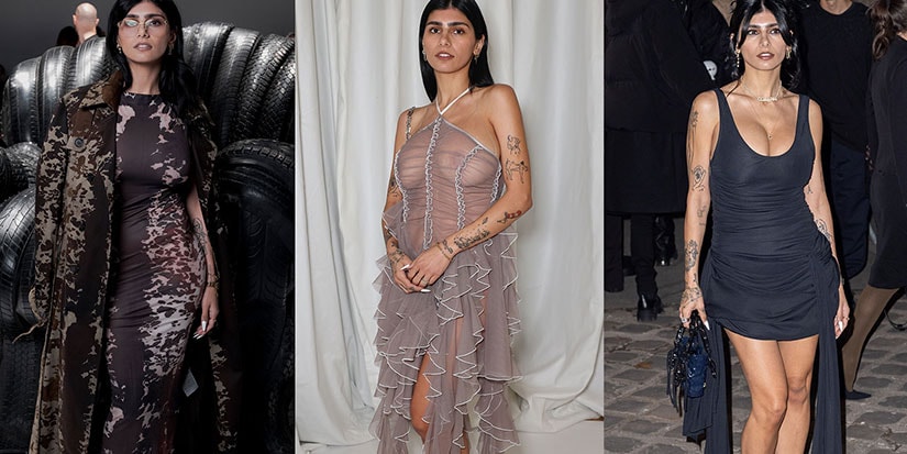 Mia Khalifa's Outfits at Paris Fashion Week FW24 | Hypebae