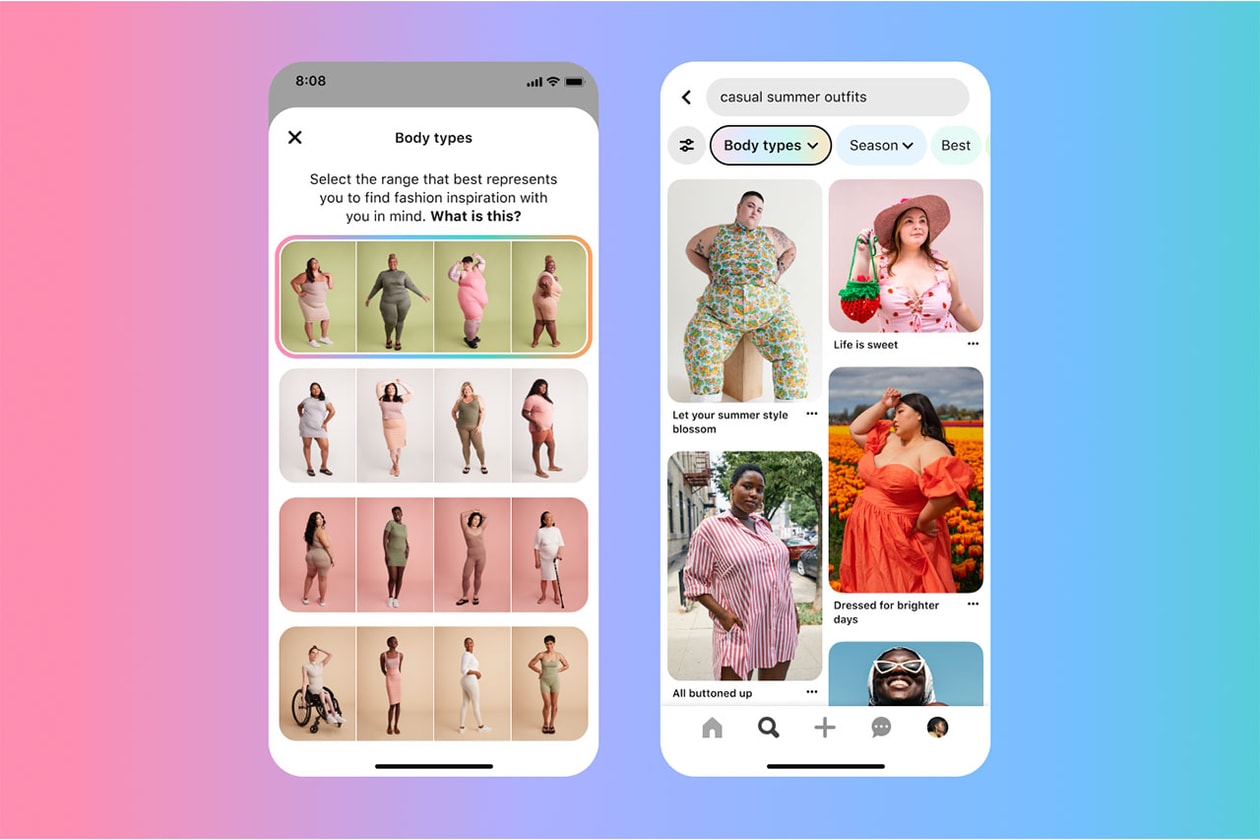 Pinterest Now Has a Body Types Image Filter | Hypebae