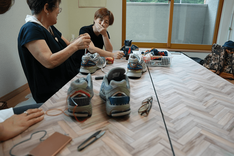 Sashiko Gals: Japanese Tradition Meets DIY Sneaker Design | Hypebae