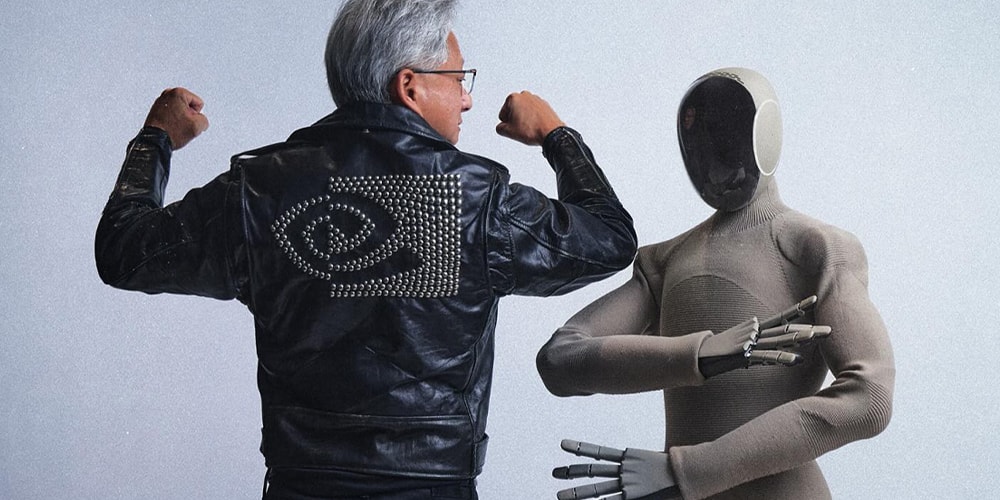 CEO da NVIDIA Recebe Jaqueta da ERL pelo Neo Gamma | Hypebeast