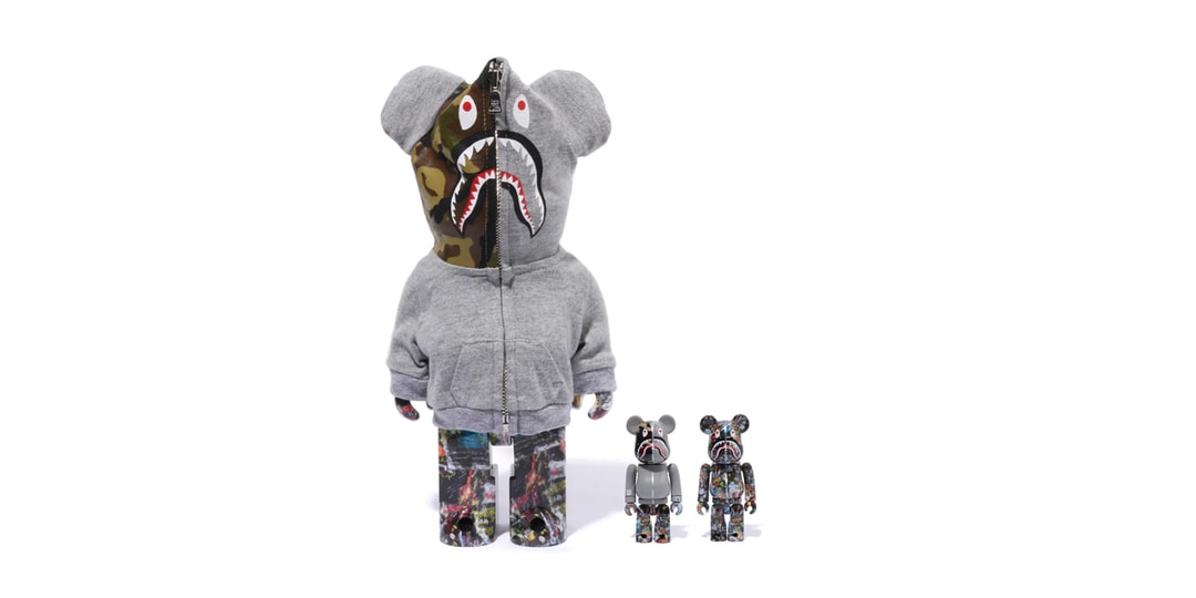 BAPE x BE@RBRICK 'LEGACY CAMO SHARK' Coleção | Hypebeast