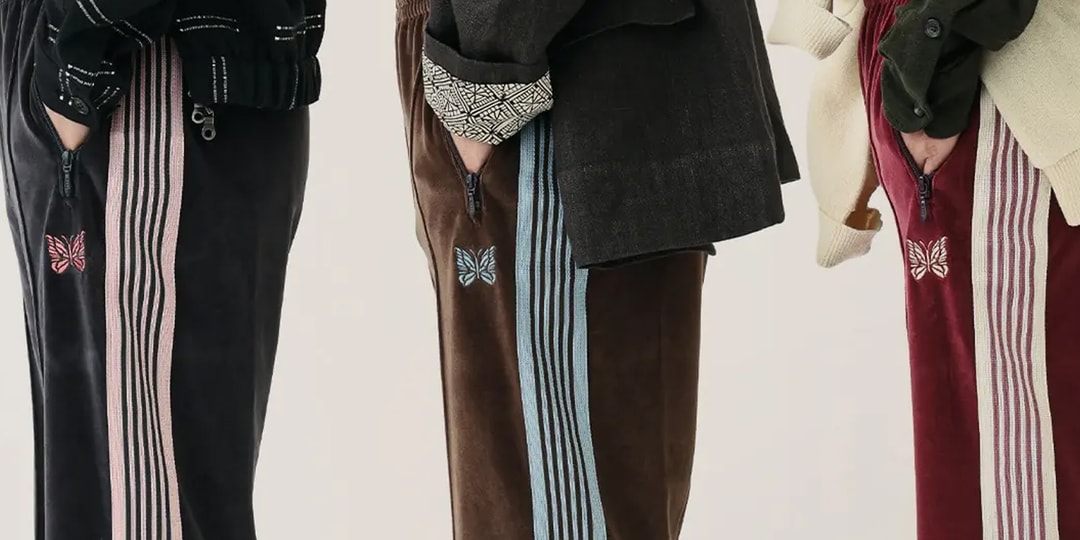 Calça Track de Veludo JOURNAL STANDARD x NEEDLES SS26 | Hypebeast