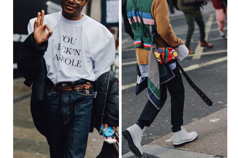 从时装周街拍看 2017 秋冬的 High Street 穿搭法 | Hypebeast