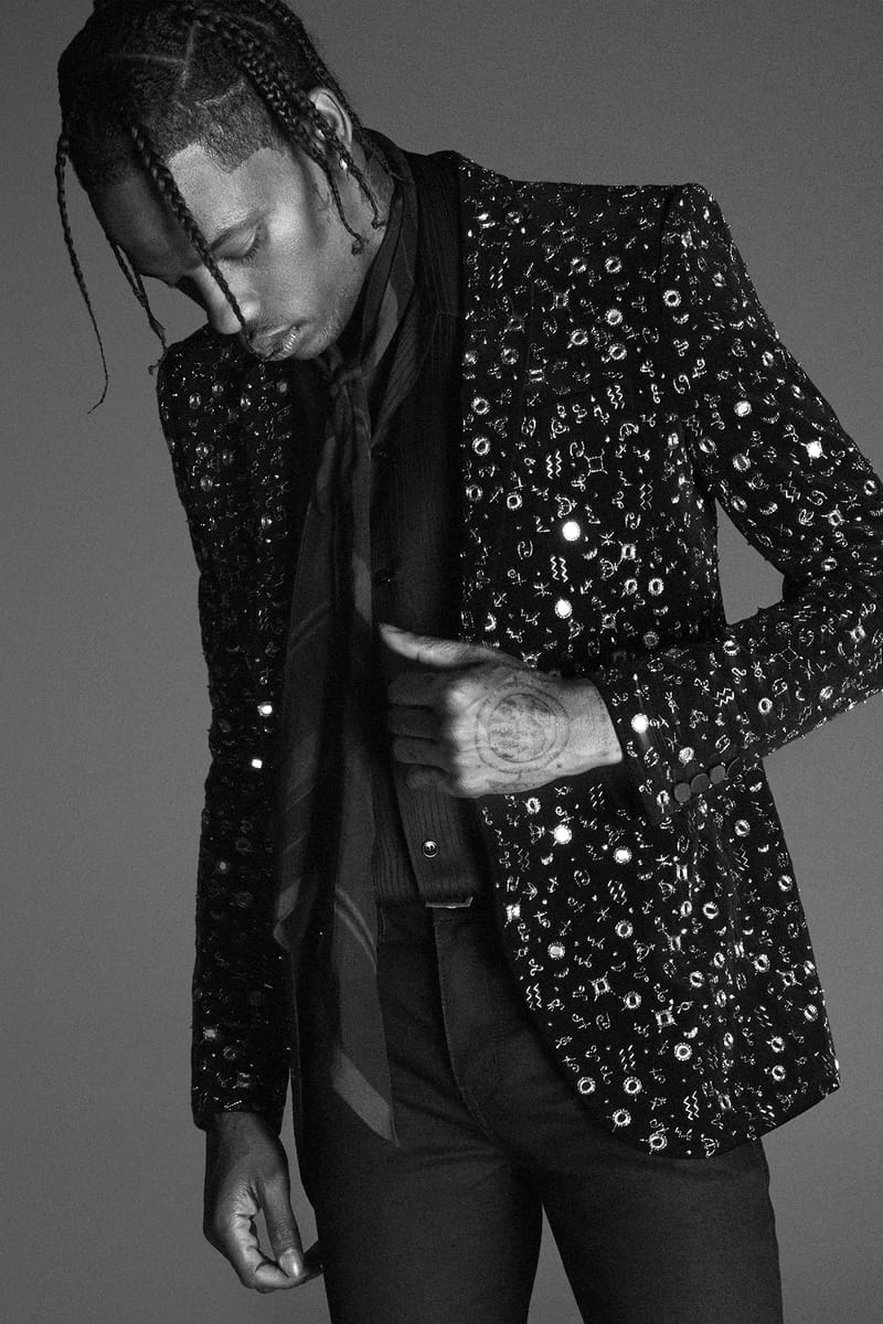 Travis Scott 为何是当今最适合出现在 SAINT LAURENT 广告大片中的男星? | Hypebeast