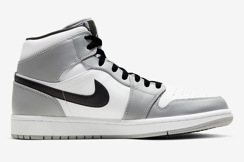最接近神－Air Jordan 1 Mid「Light Smoke Grey」配色正式发布 | Hypebeast