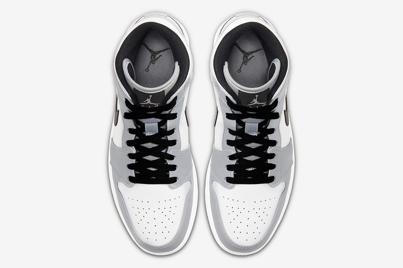 最接近神－Air Jordan 1 Mid「Light Smoke Grey」配色正式发布 | Hypebeast