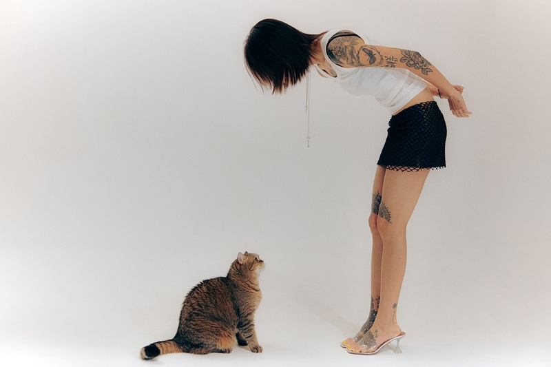 The Dawn of the Fashion Cat Lady: Meet Tattoo Artist Mirae and Her Cat ...