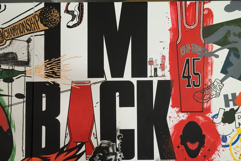 Jordan Brand 30 週年 Michael Lau 畫作《Jordan本色之牆》即將進行慈善拍賣 | Hypebeast