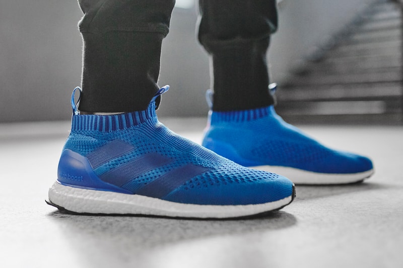 adidas ACE 16+ PureControl UltraBOOST “Blue Blast” On Feet | Hypebeast