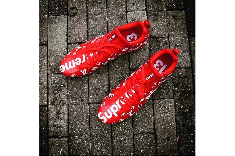 Odell Beckham Jr. Supreme Louis Vuitton Nike Cleats Pro Bowl | Hypebeast