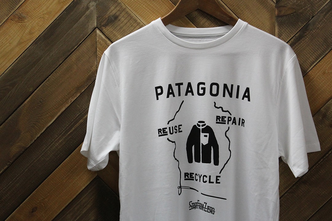 Patagonia x Start From Zero 手印絲網 T-Shirt 無料放送 | Hypebeast