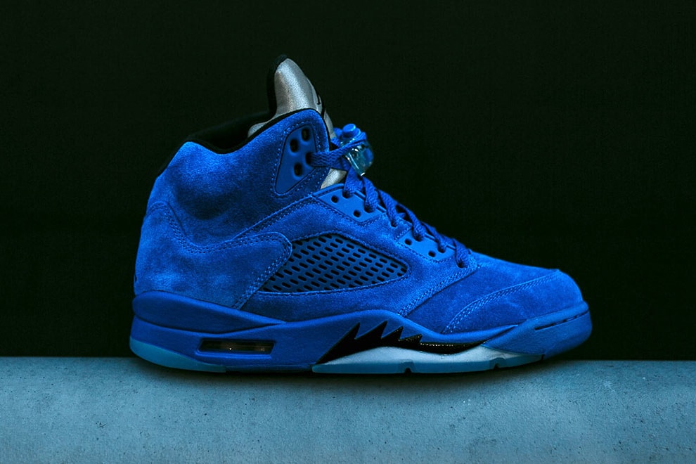 Air Jordan 5 全新「Blue Suede」配色將於月底上架 | Hypebeast