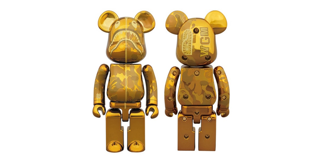 BAPE x Medicom Toy 全新「Shark Hoodie」BE@RBRICK 聯名玩偶 | Hypebeast