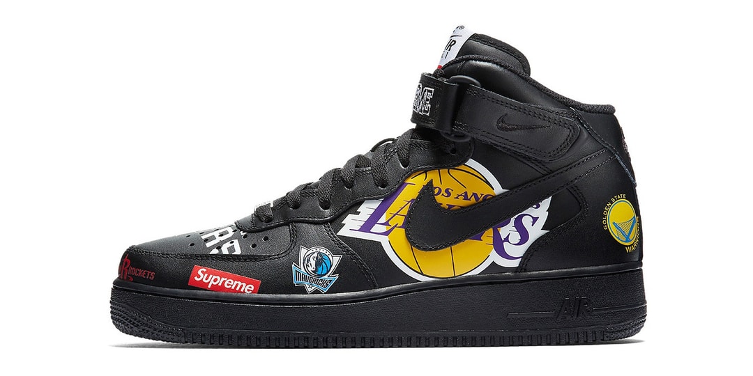 Supreme x Nike Air Force 1 Mid 聯名鞋款官方圖片釋出 | Hypebeast
