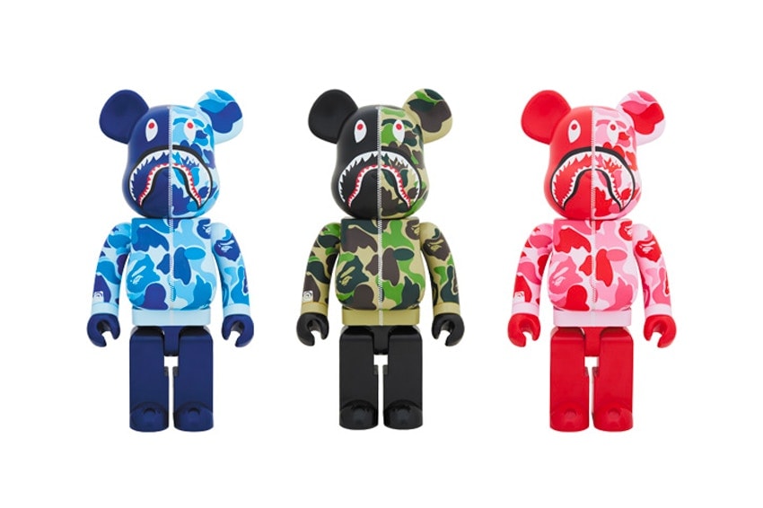 一個購得 BAPE x BE @ RBRICK 1000％「CAMO SHARK」的機會 | Hypebeast
