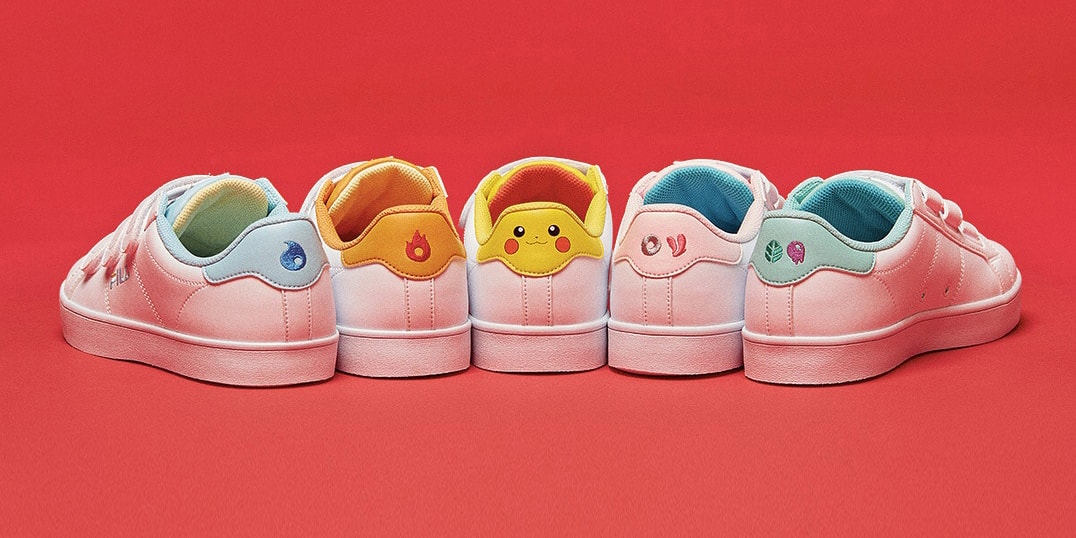 《Pokémon》x FILA Court Deluxe Low-Top 聯乘系列登場 | Hypebeast
