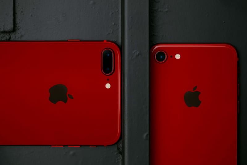 近赏 Apple iPhone 8 及 iPhone 8 Plus (PRODUCT)RED 红色特别版 | Hypebeast