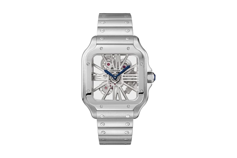 近赏 Cartier 全新 Santos de Cartier Skeleton | Hypebeast