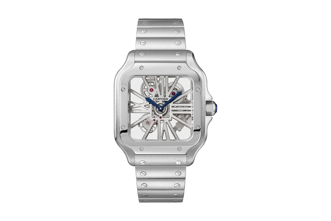 近赏 Cartier 全新 Santos de Cartier Skeleton | Hypebeast