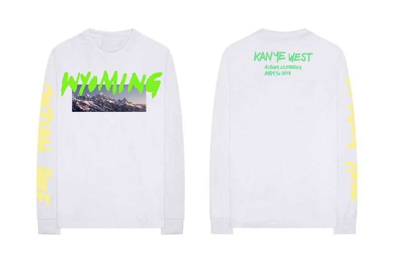 Kanye West Wyoming 新專輯試聽會周邊商品正式上架！ | Hypebeast