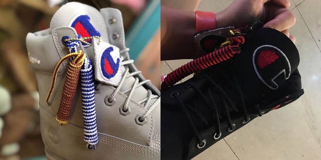 Champion x Timberland 全新 6" Boot 聯乘系列實物曝光 | Hypebeast