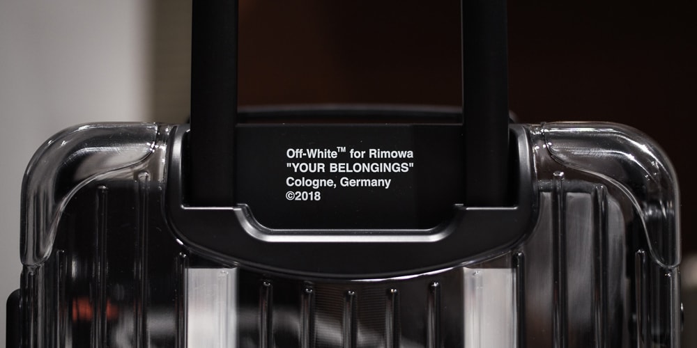 Off-White™ x RIMOWA 聯乘行李箱細節近賞 | Hypebeast