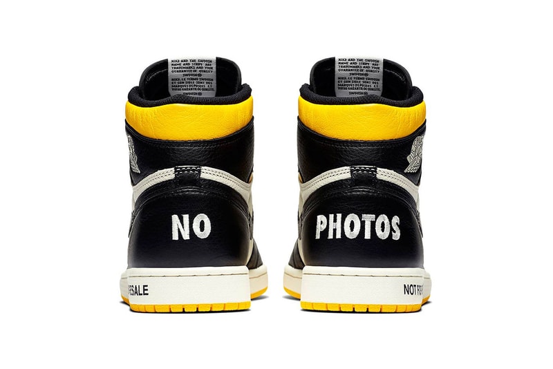 Air Jordan 1 Hi OG 全新「Not for Resale」別注配色官方圖片釋出 | Hypebeast