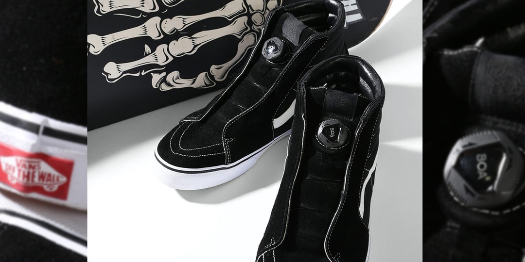 近賞 Alexander Lee Chang x Vans 機能聯乘鞋款 SK8-Hi「BOA」 | Hypebeast