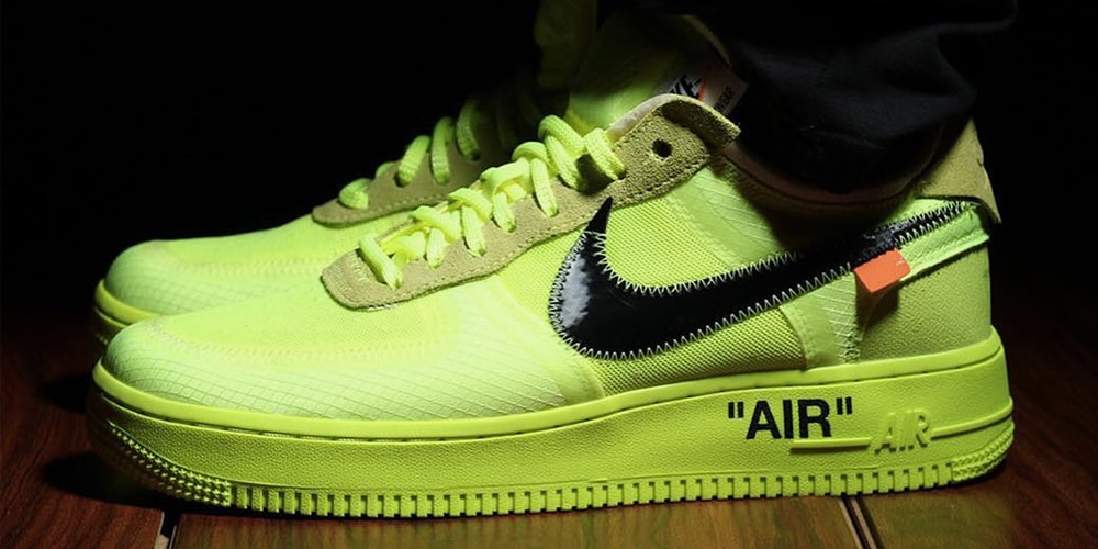 率先近賞 Off-White™ x NikeLab Air Force 1 Low 全新配色「Volt」 | Hypebeast