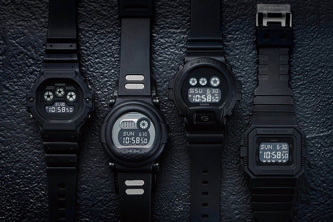 究極黑魂－G-Shock 推出全新啞黑配色系列「BB Series」 | Hypebeast