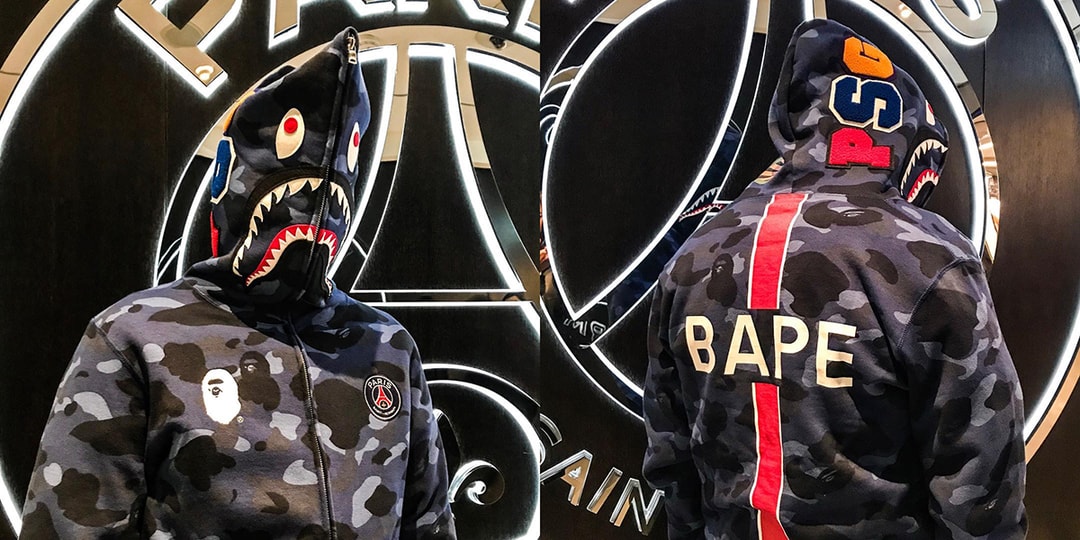 搶先預覽 Paris Saint-Germain x A BATHING APE® 全新聯乘企劃 | Hypebeast
