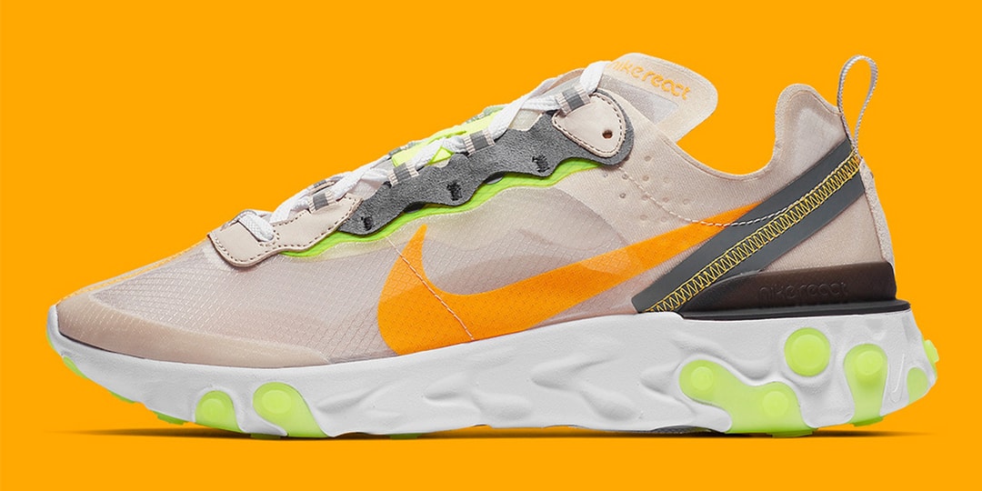 煥然一新・Nike React Element 87 全新配色「Light Orewood」 | Hypebeast