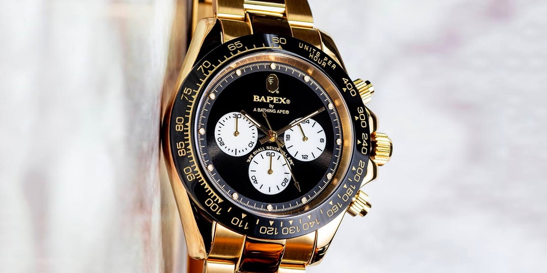 A BATHING APE® 推出全新 BAPEX Type 4 腕錶 | Hypebeast