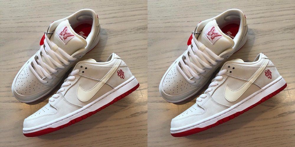 Verdy 曝光 Girls Don't Cry x Nike SB Dunk Low 白紅配色 | Hypebeast