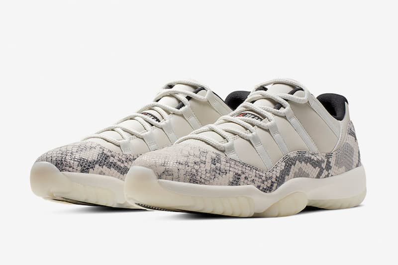 搶先預覽蛇紋 Air Jordan 11 Low「Light Bone」官方圖輯 | Hypebeast