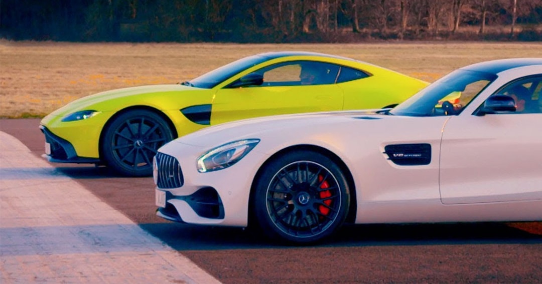 Aston Martin Vantage 及 Mercedes-AMG GT S 展開 Drag Race 對決 | Hypebeast