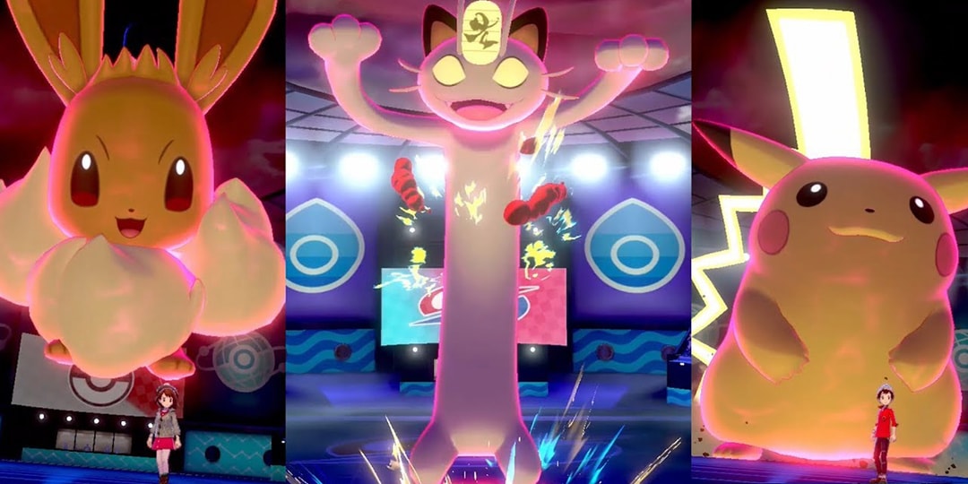《Pokémon Sword and Shield》全新預告揭露「Gigantamax 超巨大型態」Pokémon | Hypebeast